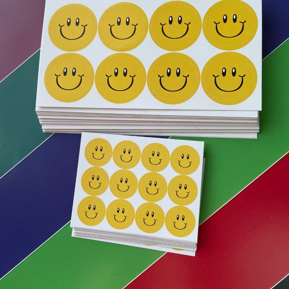 GKnitDesign23 | Office | Happy Face Stickers Smiley Face Sticker Pack ...
